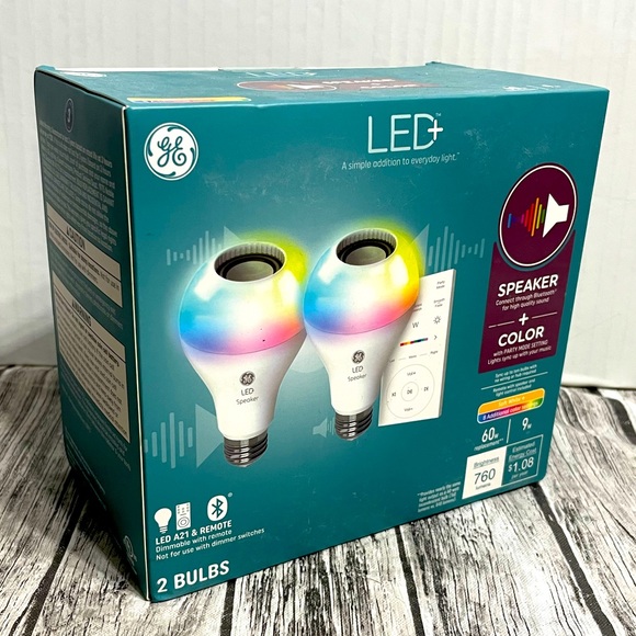 General Electric | Other | Ge Led Color Changing Speaker Led Light Bulb ...